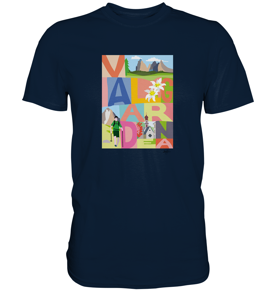 Mosaic Val Gardena - Men Premium T-Shirt – Val-Gardena