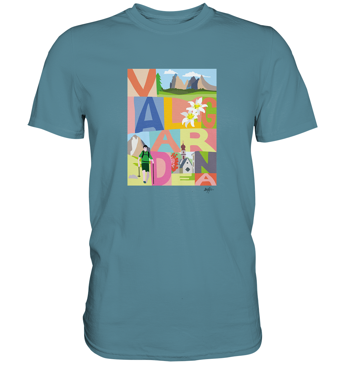 Mosaic Val Gardena - Men Premium T-Shirt – Val-Gardena